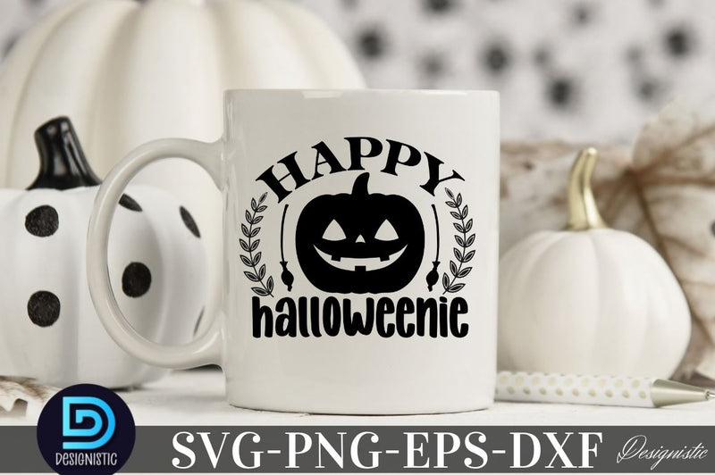 Happy halloweenie SVG - So Fontsy