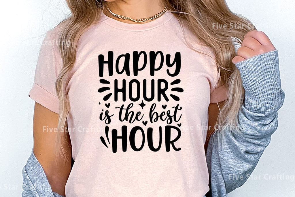 Happy hour SVG Design, Happy hour is the best hour - So Fontsy