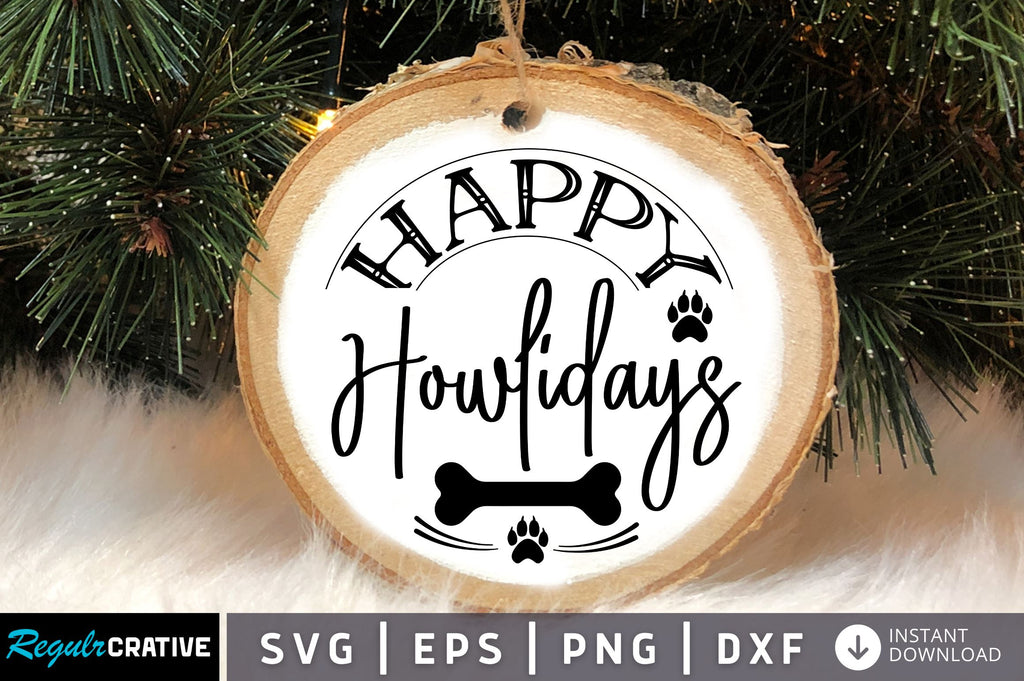 Happy howlidays SVG Design - So Fontsy