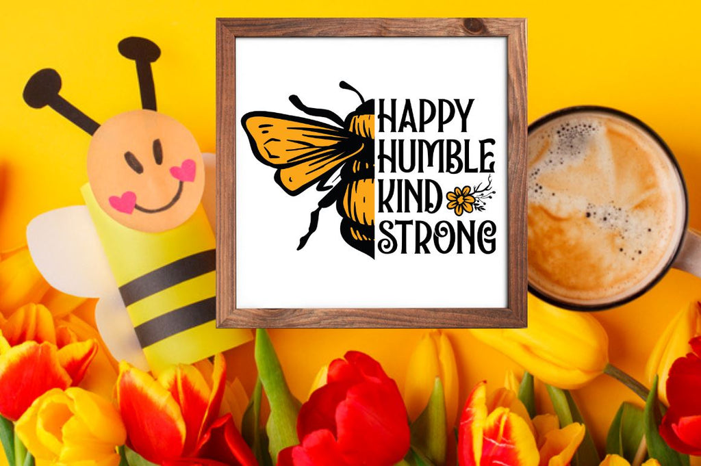 Happy humble kind strong SVG - So Fontsy