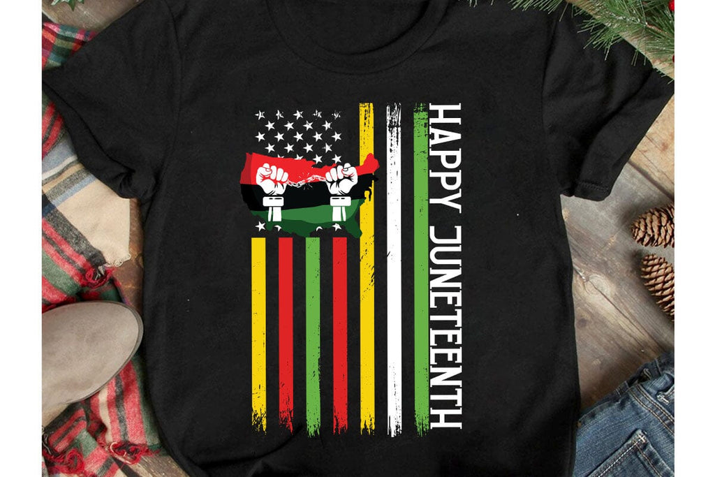 Happy Juneteenth SVG Cut File, Happy Juneteenth SVG Design, 1865 ...