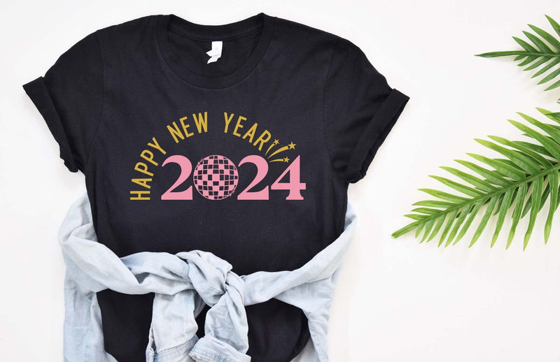 Happy New Year SVG Bundle - Happy New Year 2024 SVG, Hello 2024 SVG, 2024 New Year SVG, New Year ...