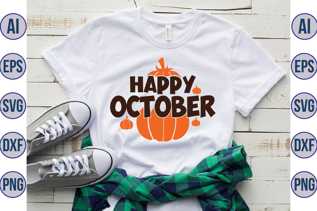 Happy October svg - So Fontsy