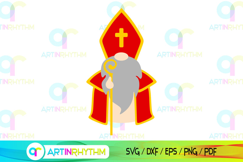 Happy Saint Nicholas svg bundle - So Fontsy