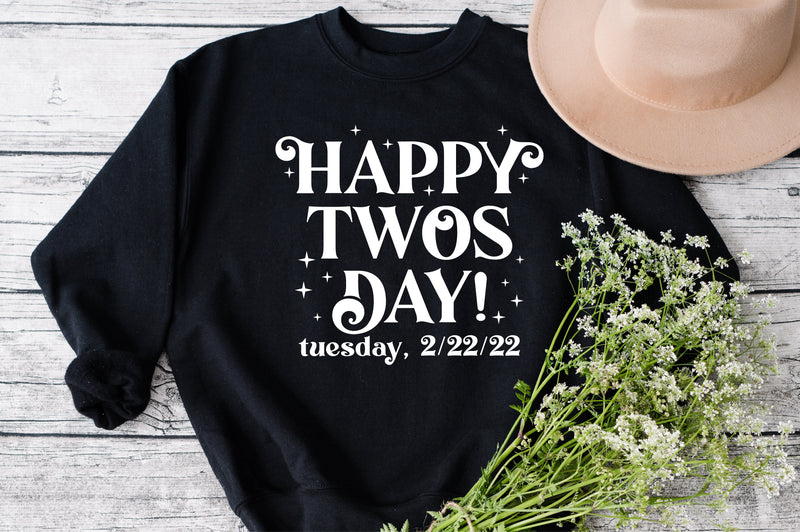 Happy Twosday 2.22.22 Svg, Twosday 2.22.22 svg, Tues Day svg, Happy ...
