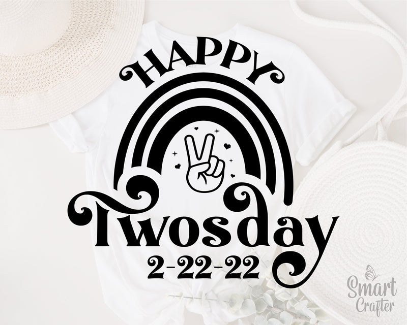 Happy Twosday 2.22.22 Svg, Twosday 2.22.22 svg, Twos Day svg, Happy ...