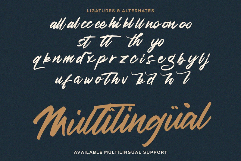 Haredang - Bold Script Font - So Fontsy