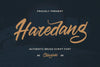 Haredang - Bold Script Font - So Fontsy