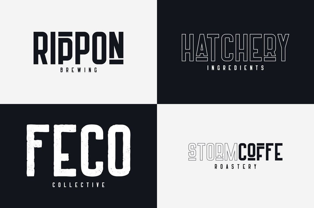Harrison - Retro typeface - So Fontsy