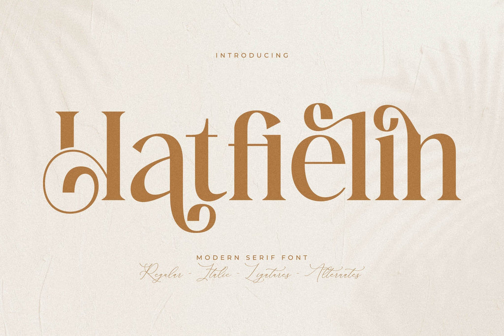 Bashield Typeface - So Fontsy