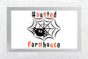 Haunted Farmhouse SVG. Halloween Farmhouse Sign - So Fontsy