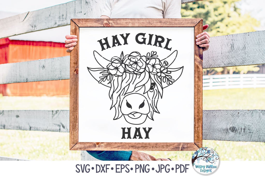 Hay Girl Hay SVG - So Fontsy