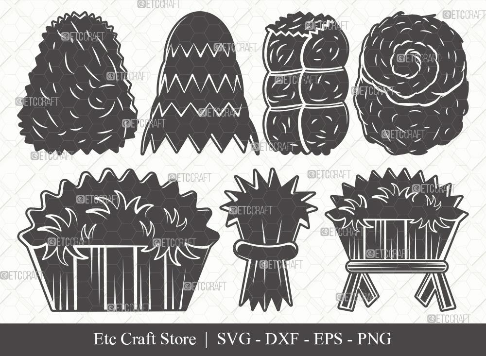 Hay SVG Cut File | Haystack Svg | Farm Svg | Farming Svg | Bundle | Eps ...