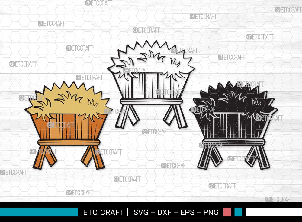 Hay SVG | Haystack Svg | Farm Svg | Farming Svg | Hay Clipart - So Fontsy