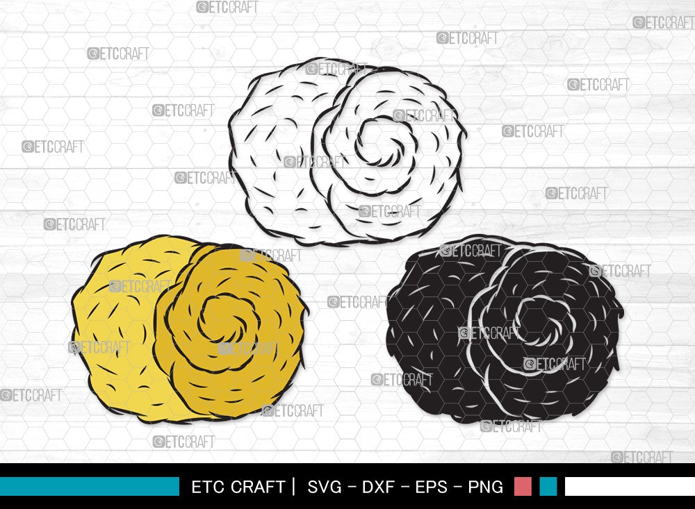 Hay SVG | Haystack Svg | Farm Svg | Farming Svg | Hay Clipart - So Fontsy