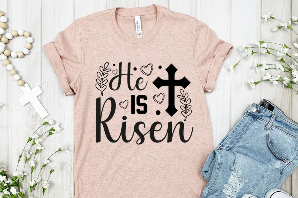 He is risen SVG - So Fontsy