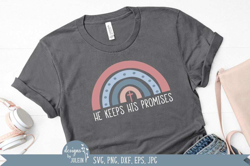 He keeps His promises, Christian svg - So Fontsy