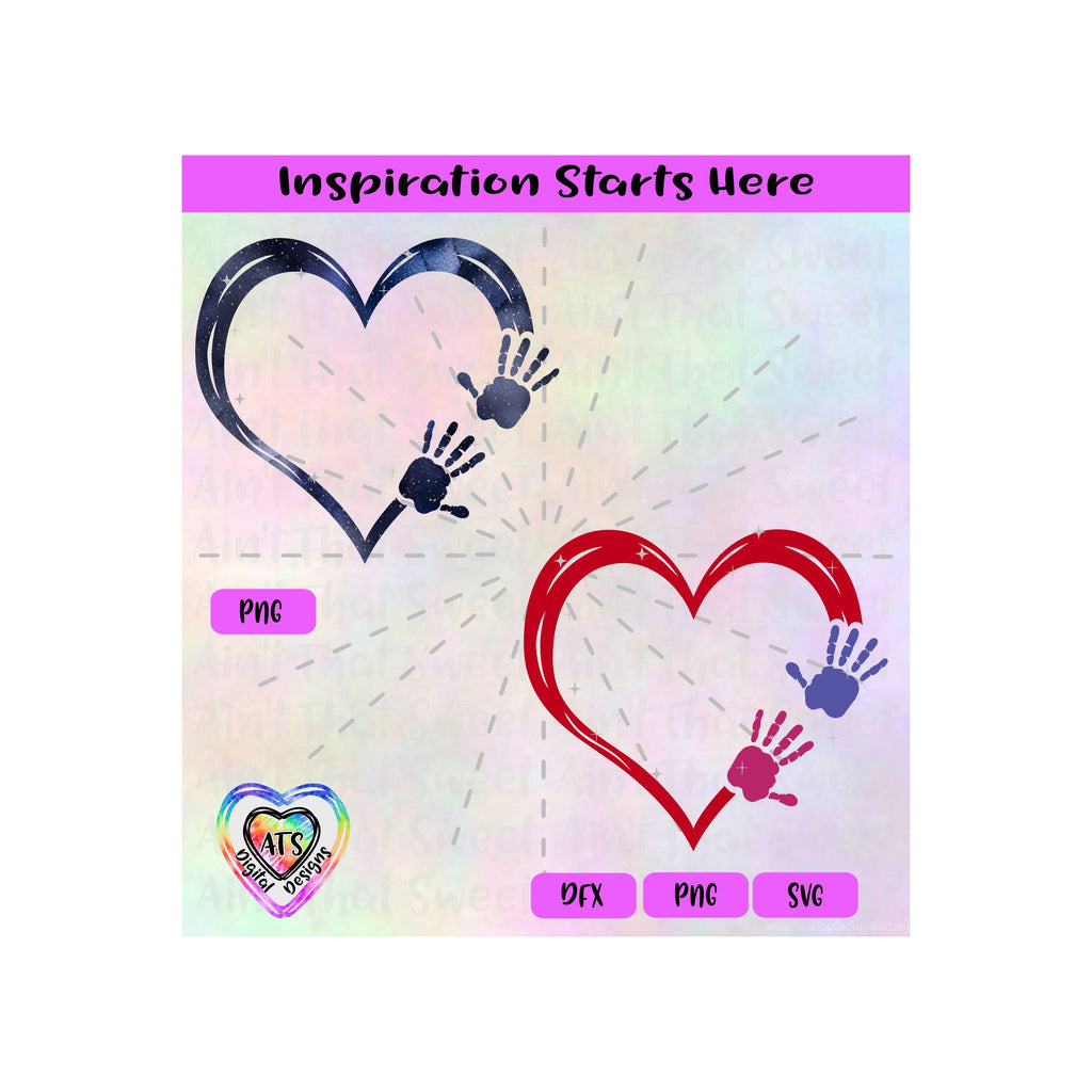 Heart | 2 Hands | Blank (Personalize It Yourself) - Transparent PNG ...