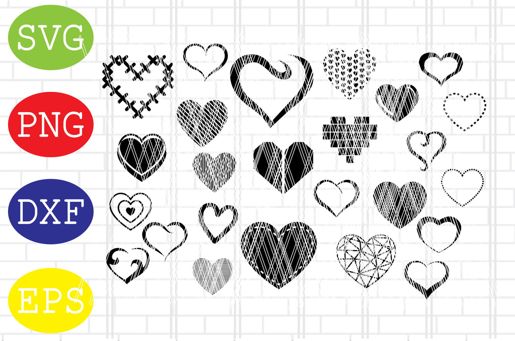Heart Svg Bundle, Heart Svg, Hand Drawn Heart svg, Open Heart Svg ...