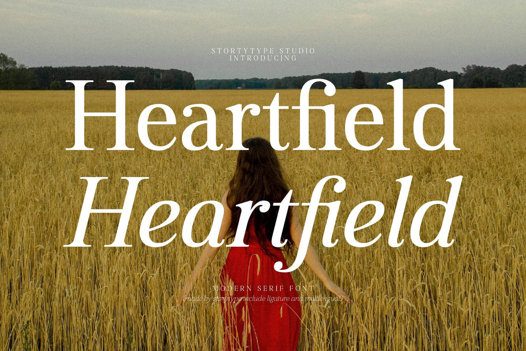 Heartfield Typeface - So Fontsy