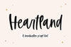 Heartland - Cute Handwritten Script Font - So Fontsy