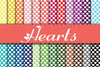 Hearts Digital Paper - So Fontsy