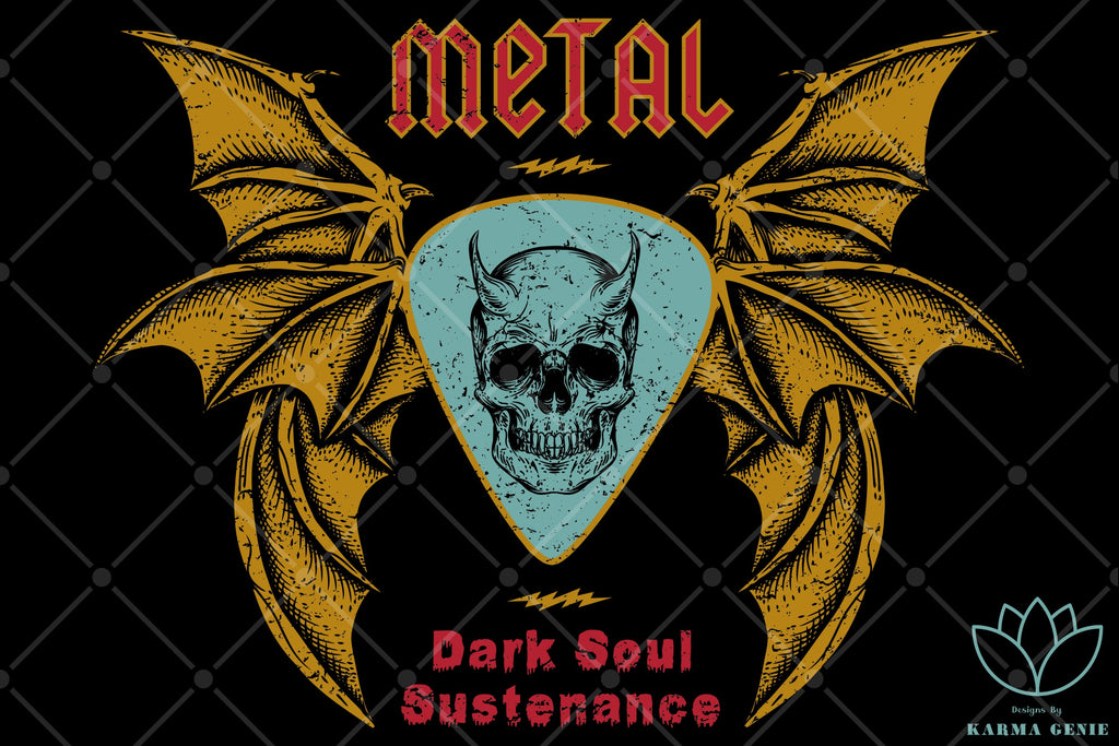 Heavy Metal - Rock Music - SVG Graphic Design Sublimation - So Fontsy