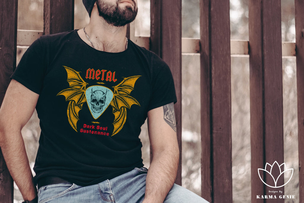Heavy Metal - Rock Music - SVG Graphic Design Sublimation - So Fontsy
