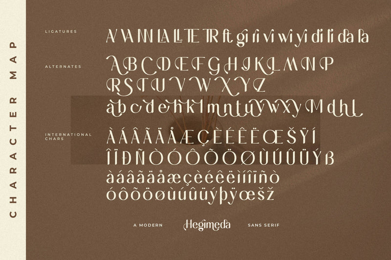 Hegimeda Typeface - So Fontsy