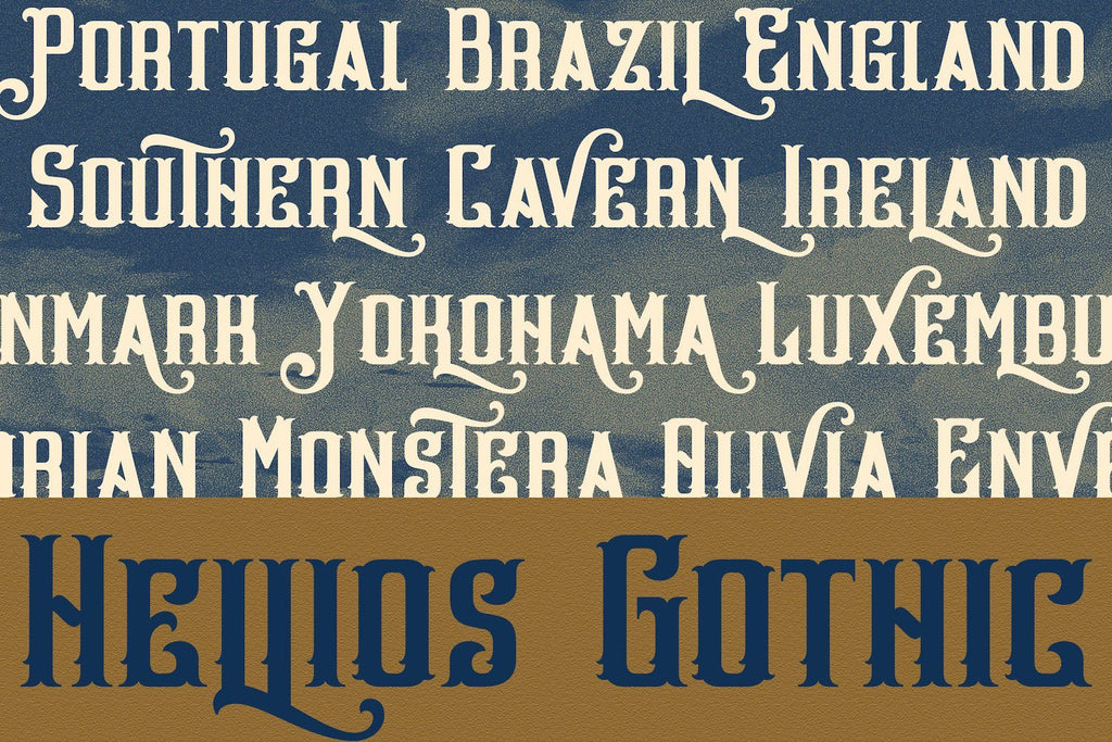 Hellios Gothic - Blackletter Font - So Fontsy