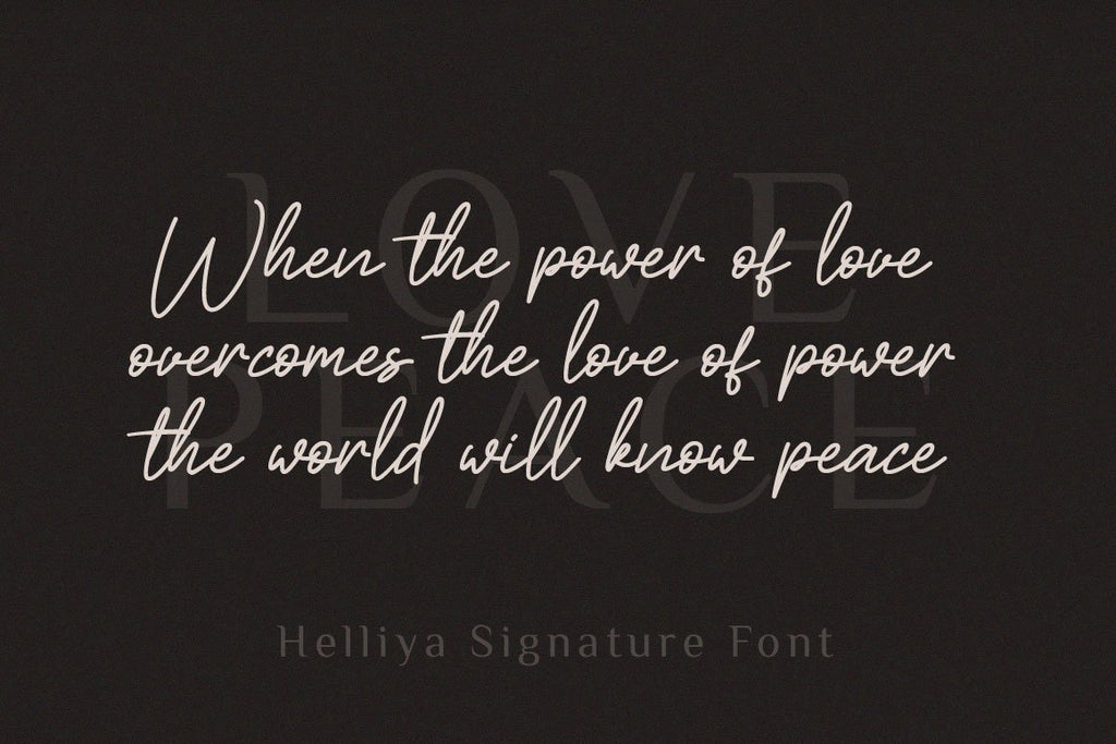 Helliya Signature Font | So Fontsy