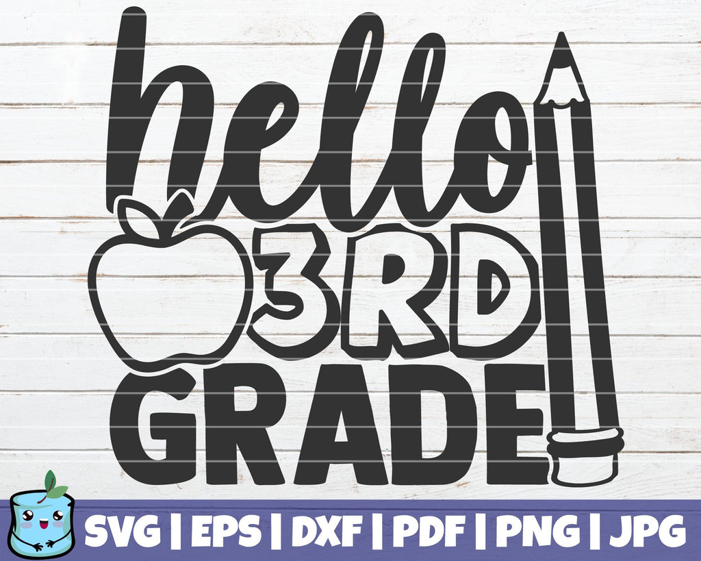 Hello 3rd Grade - So Fontsy