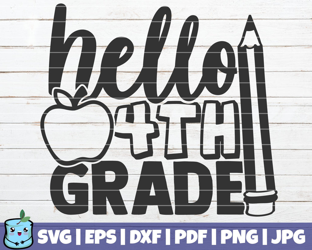 Hello 4th Grade - So Fontsy