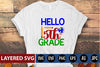 Hello 5th Grade SVG cut file - So Fontsy
