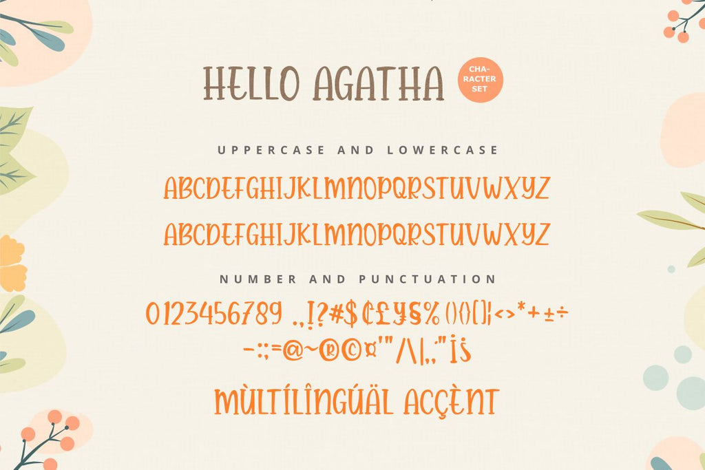 Hello Agatha Font Duo - So Fontsy