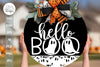 Hello Boo SVG Halloween Door Hanger Ghost SVG Halloween Door Hanger Gh ...