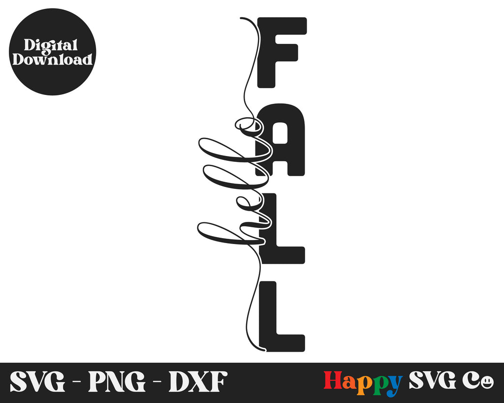 Hello Fall SVG File - So Fontsy