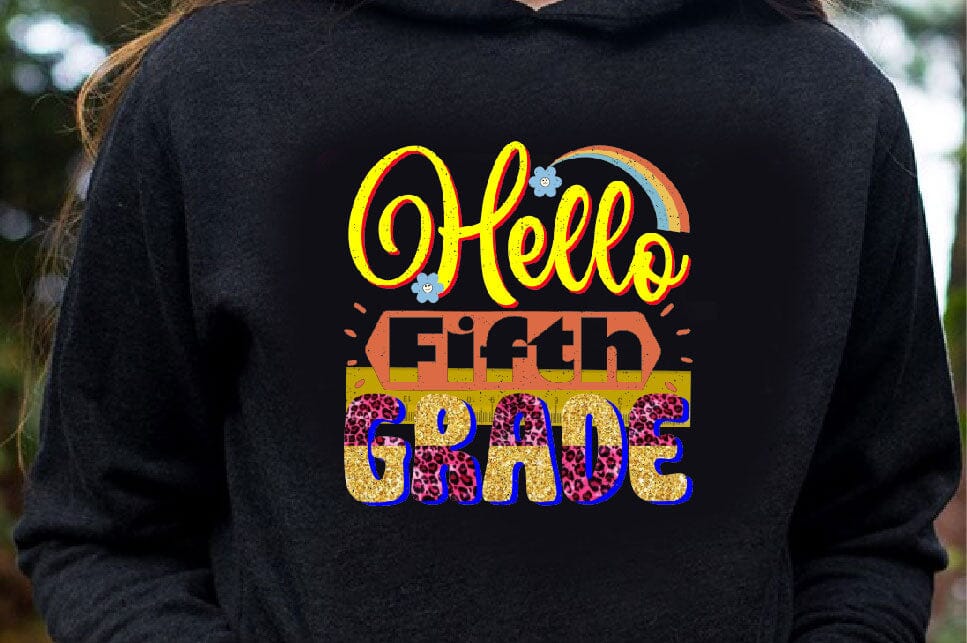 Hello Fifth Grade - So Fontsy