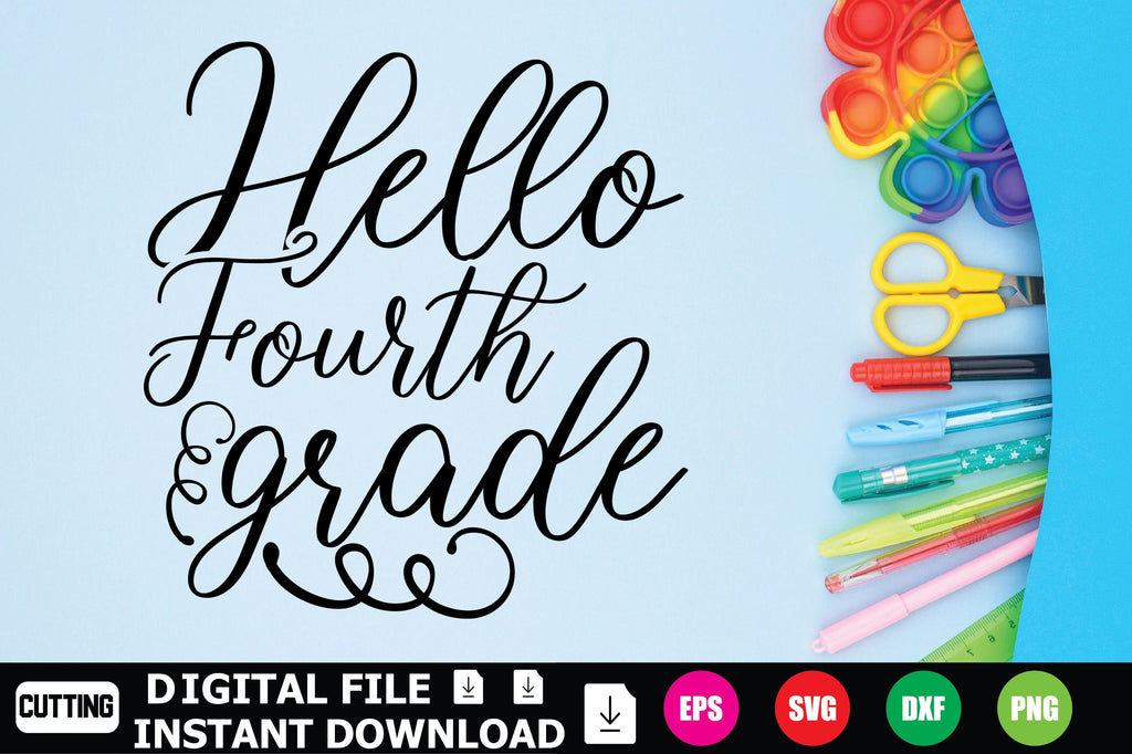 Hello Fourth Grade - So Fontsy
