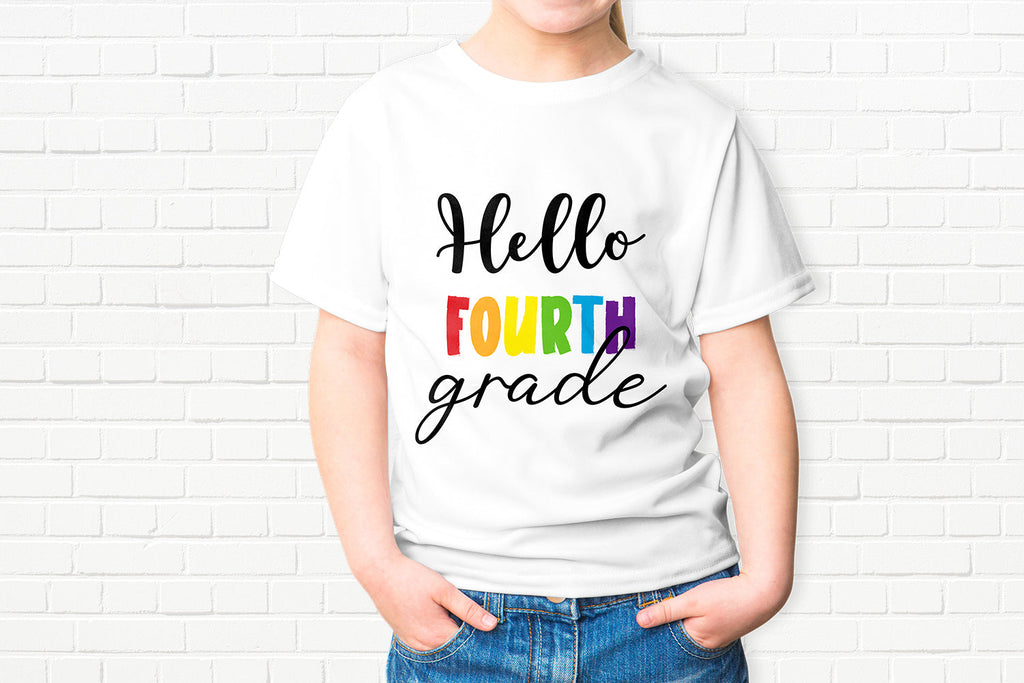 Hello Fourth Grade - So Fontsy