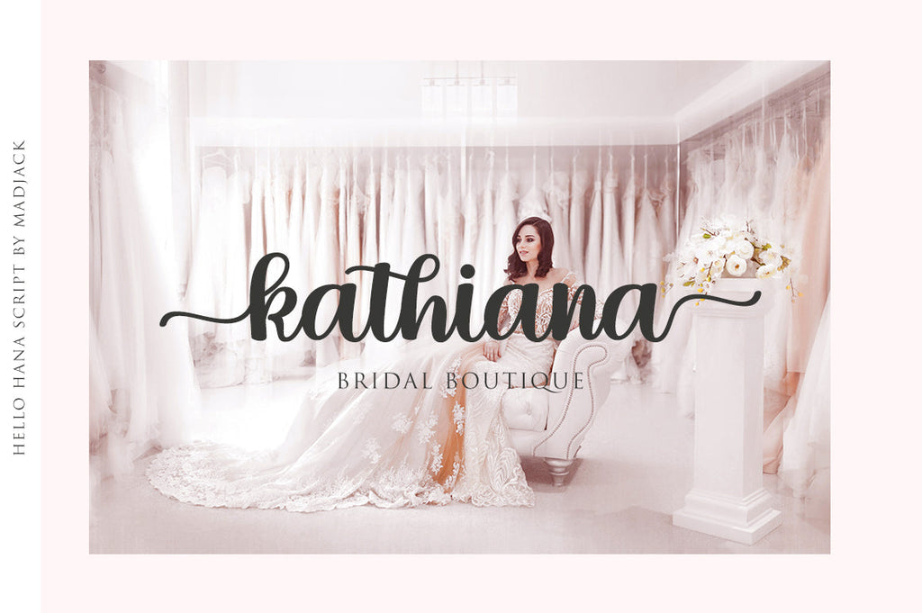 Hello Hana Script - So Fontsy