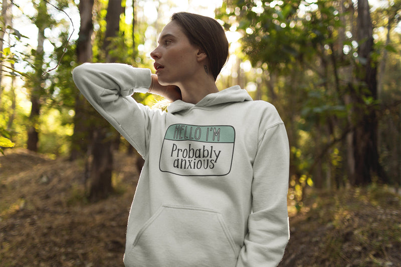 Hello I'm Probably Anxious | Funny Anti social SVG - So Fontsy