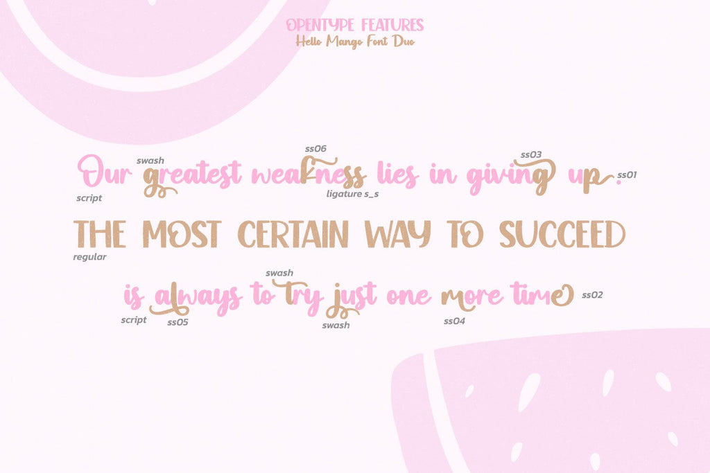 Hello Mango - So Fontsy