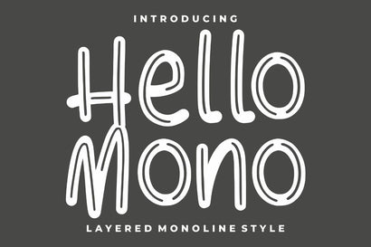THICK – Layered Font - So Fontsy