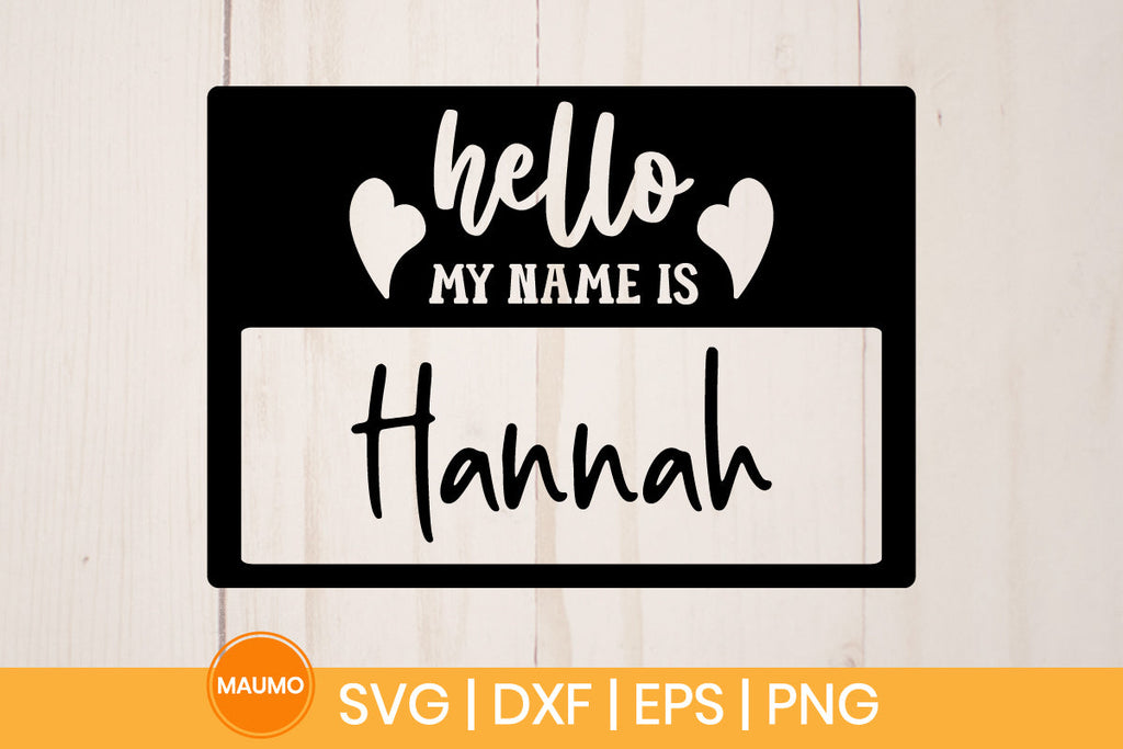 Hello my name is tag - So Fontsy