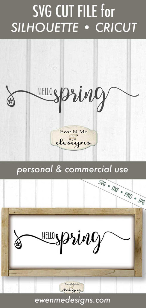 Hello Spring - SVG - So Fontsy