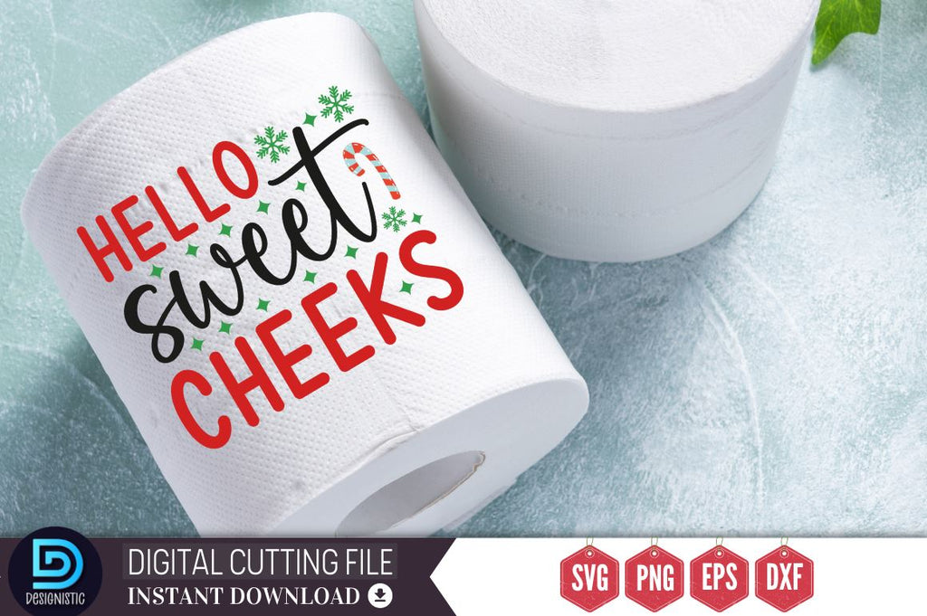 Hello sweet cheeks SVG - So Fontsy