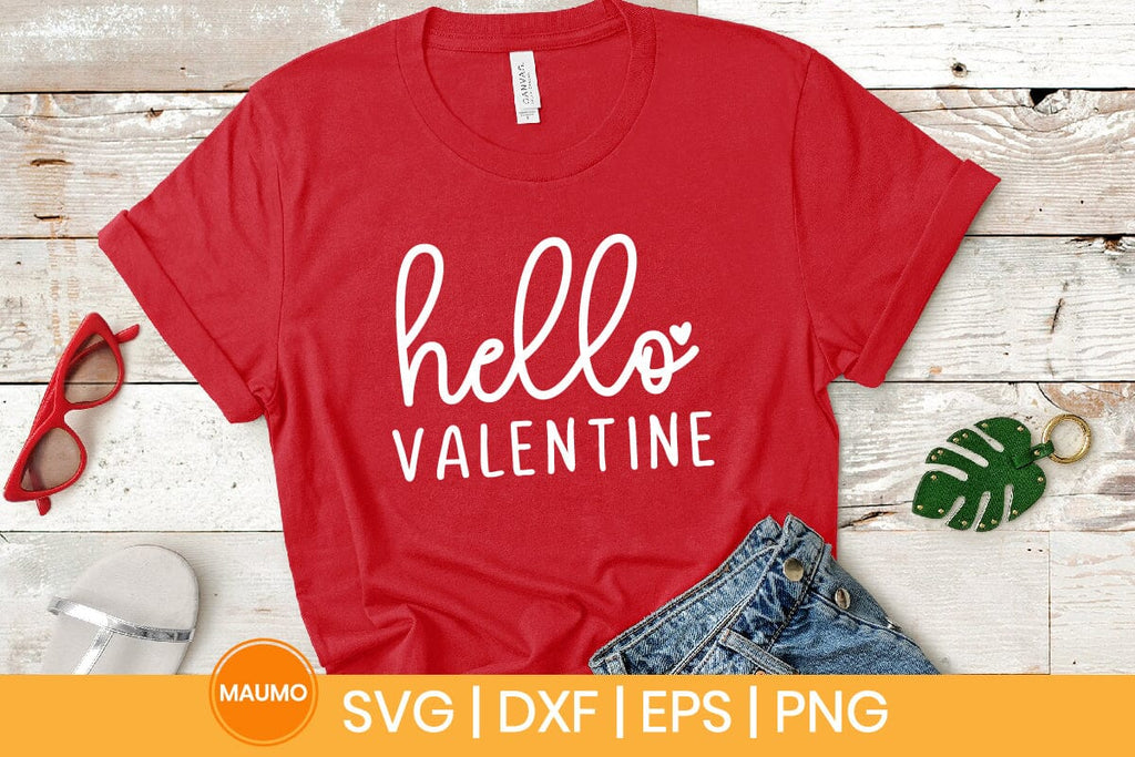 Hello valentine svg quote - So Fontsy