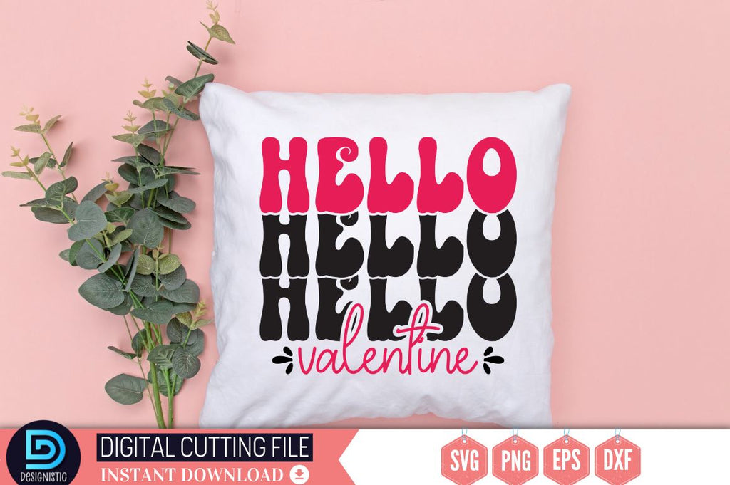 Hello valentine SVG - So Fontsy