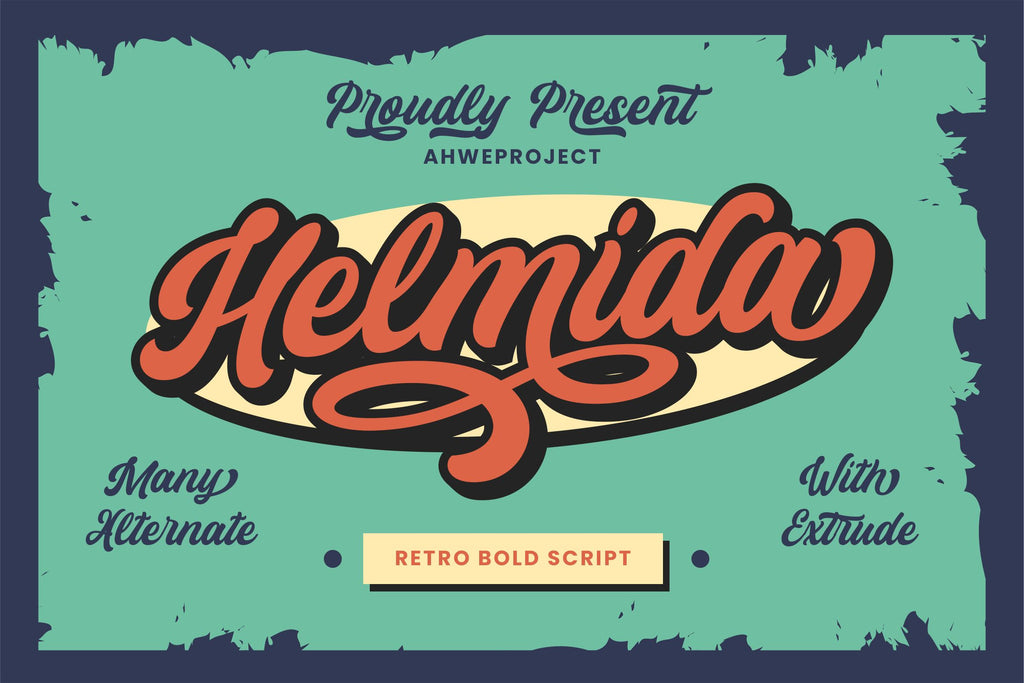 Helmida - Retro Bold Script - So Fontsy